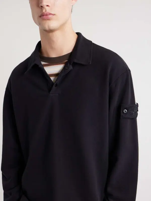 Stone Island Ghost Cotton-jersey Polo Shirt