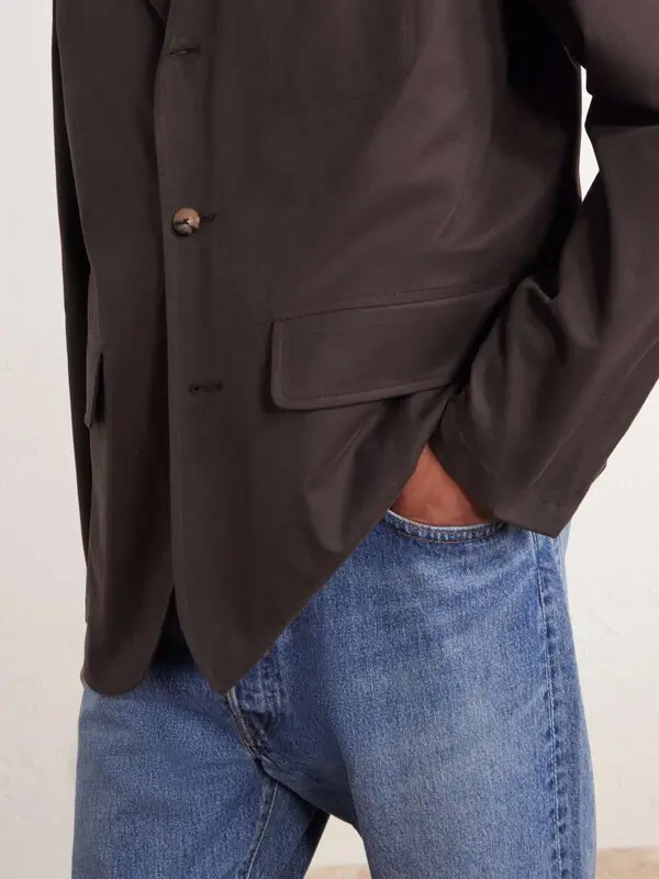 De Bonne Facture Métier Cotton-twill Suit Jacket