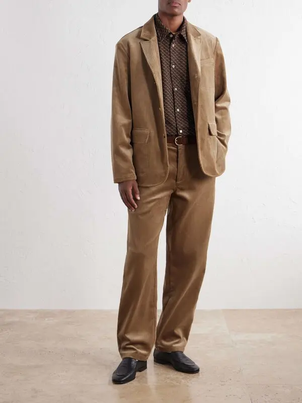 De Bonne Facture Métier Cotton-corduroy Suit Jacket