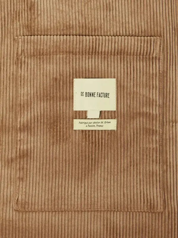 De Bonne Facture Métier Cotton-corduroy Suit Jacket