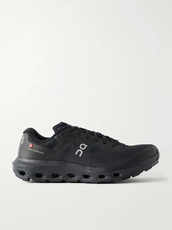 On Cloudvista 3 Rubber-trimmed Mesh Sneakers - Black