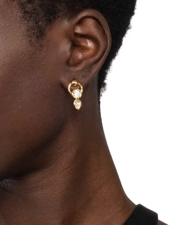 Alexis Bittar Asterales Petite Doorknocker Post Earrings