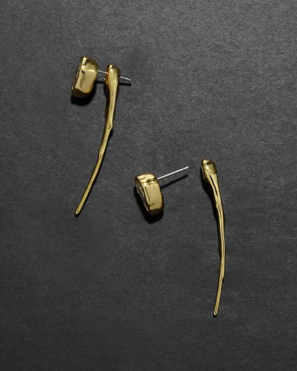 Alexis Bittar Asterales Spear Front Back Earrings
