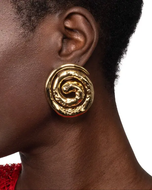 Alexis Bittar Brut Spiral Post Earrings