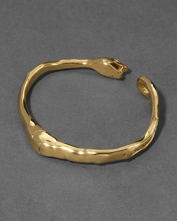 Alexis Bittar Serpent Crystal Bypass Hinge Bracelet