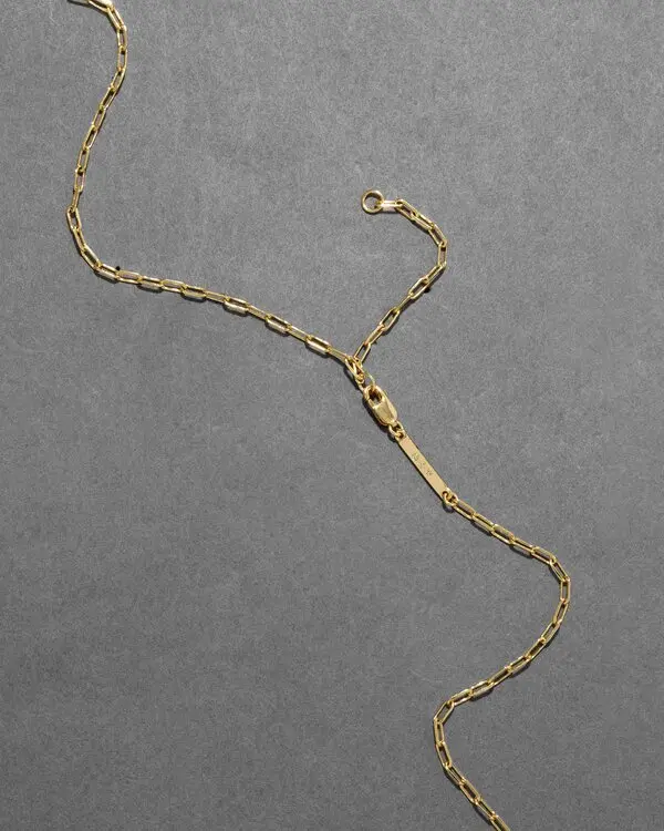 Alexis Bittar Brut Lion Charm Pendant Necklace
