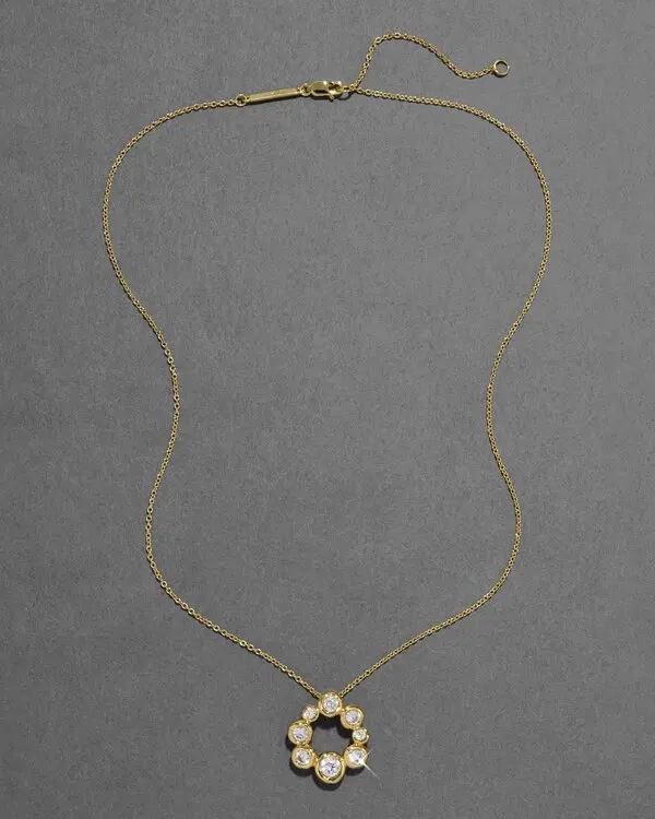Alexis Bittar Asterales Bubble Circle Pendant Necklace