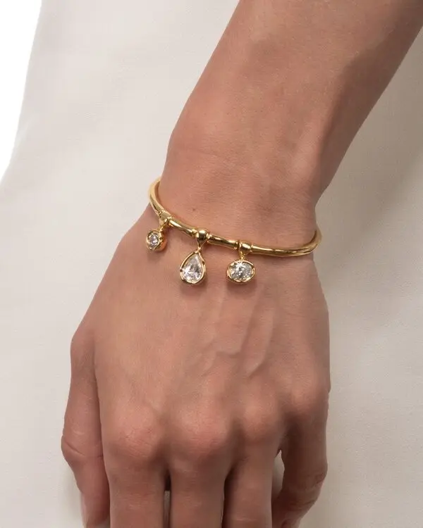 Alexis Bittar Asterales Triple Charm Cuff Bracelet