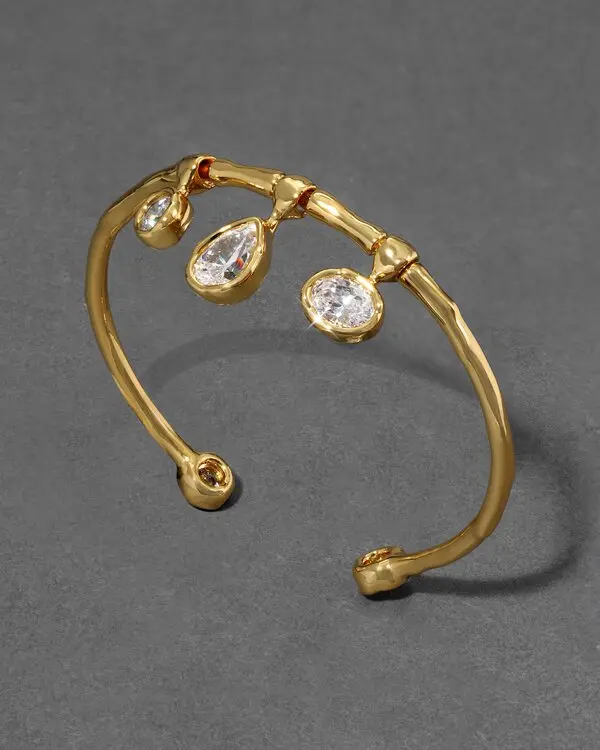 Alexis Bittar Asterales Triple Charm Cuff Bracelet
