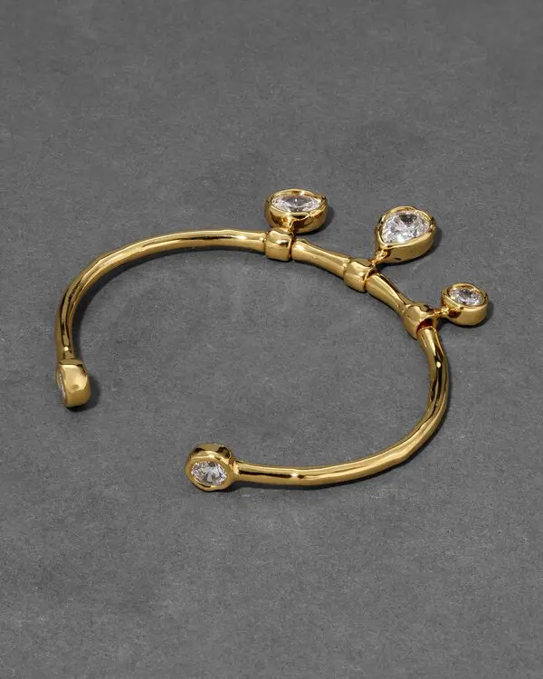 Alexis Bittar Asterales Triple Charm Cuff Bracelet