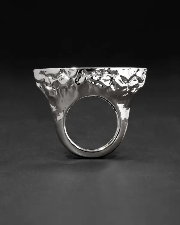 Alexis Bittar Brut Slice Ring - Silver