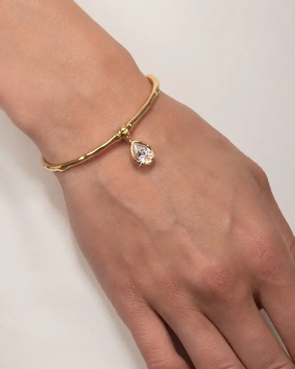 Alexis Bittar Asterales Solitaire Charm Cuff Bracelet
