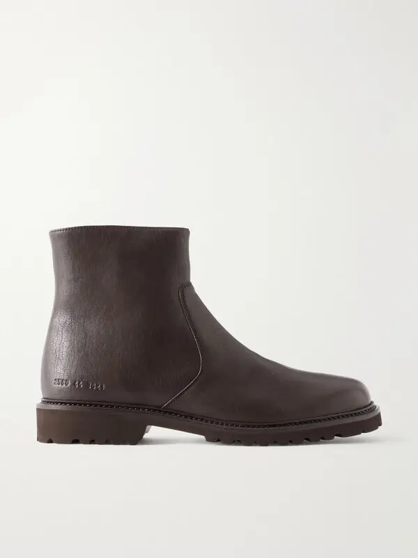 COMMON PROJECTS Leather Boots - Brown