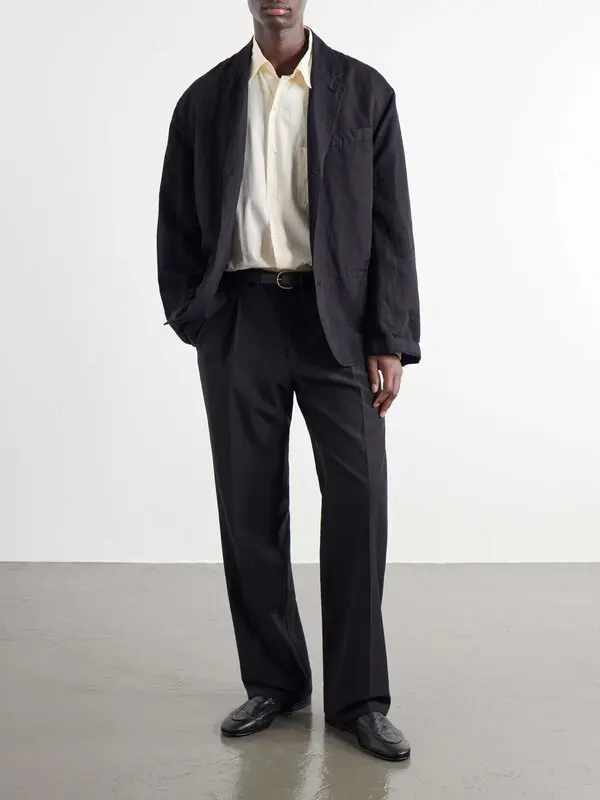KAPTAIN SUNSHINE Cotton And Silk-blend Twill Shirt