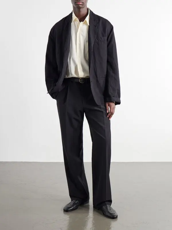 KAPTAIN SUNSHINE Cotton And Silk-blend Twill Shirt