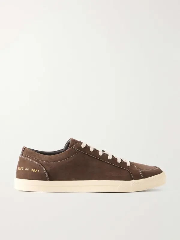COMMON PROJECTS Premium Skate Nubuck Sneakers - Brown