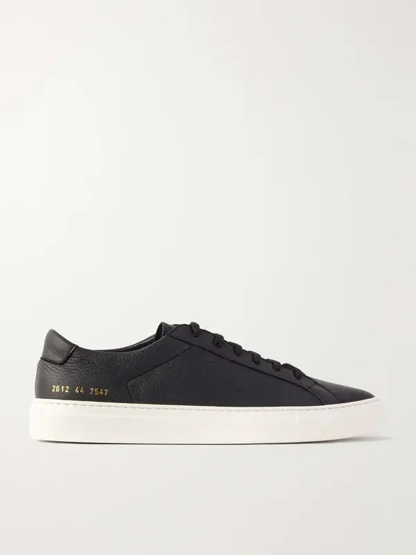 COMMON PROJECTS Achilles Full-grain Leather Sneakers - Black