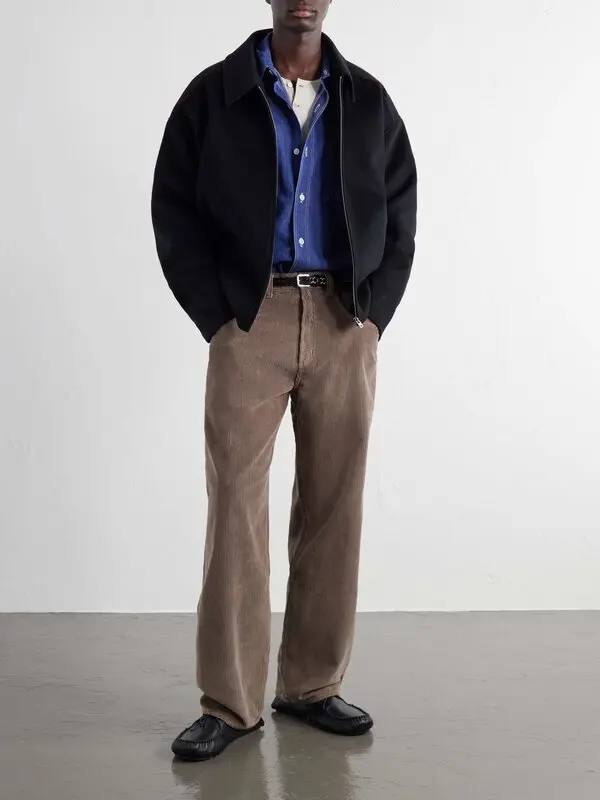 KAPTAIN SUNSHINE Work Suvin Cotton And Hemp-blend Shirt