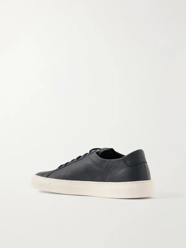 COMMON PROJECTS Achilles Full-grain Leather Sneakers - Blue