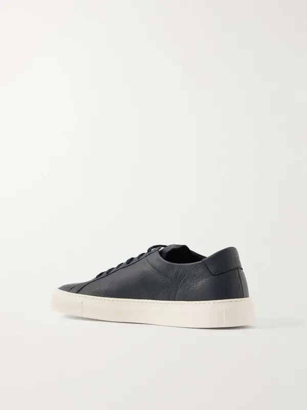 COMMON PROJECTS Achilles Full-grain Leather Sneakers - Navy