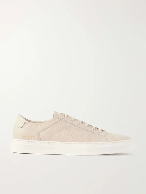 COMMON PROJECTS Achilles Full-grain Leather Sneakers - Beige
