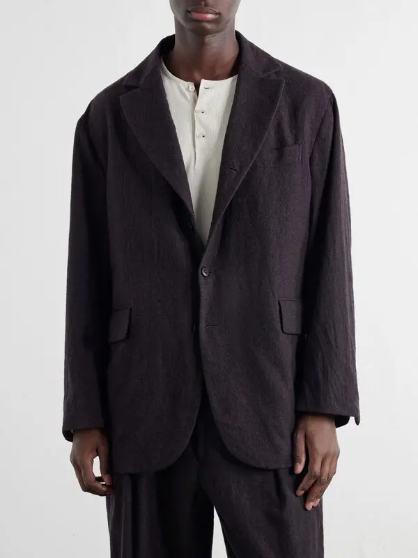 KAPTAIN SUNSHINE Brushed-wool Suit Jacket