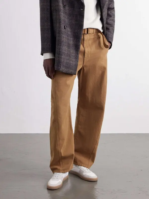 COMMON PROJECTS Bball Duo Suede-trimmed Leather Sneakers