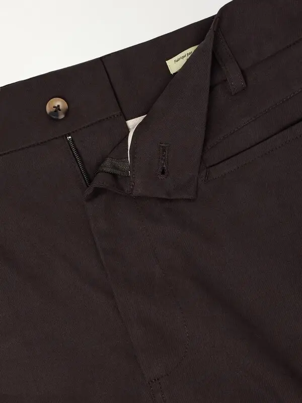 De Bonne Facture Gardian Straight-leg Cotton-twill Trousers