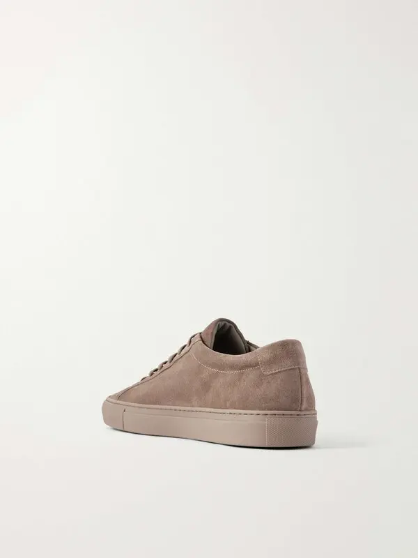 COMMON PROJECTS Achilles Suede Sneakers - Taupe
