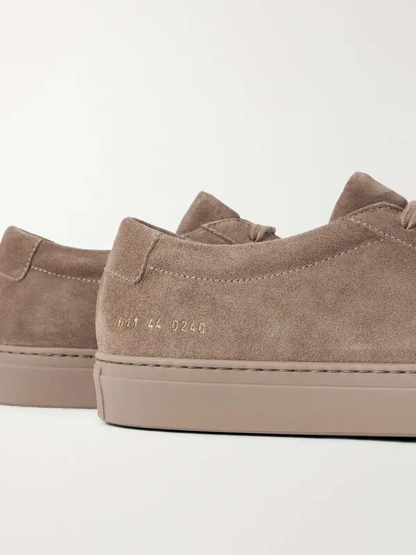 COMMON PROJECTS Achilles Suede Sneakers - Taupe