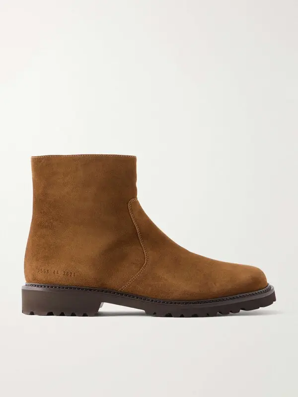 COMMON PROJECTS Suede Boots - Brown