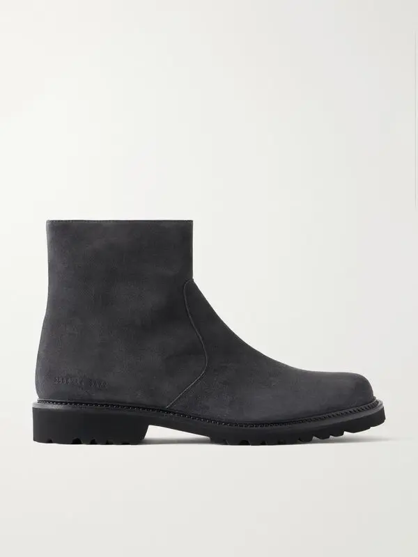 COMMON PROJECTS Suede Boots - Gray
