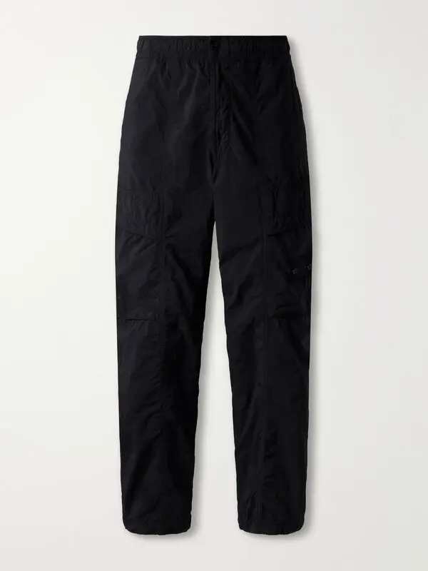 Stone Island Ghost Wide-leg Shell Trousers - Black