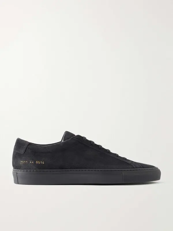 COMMON PROJECTS Achilles Suede Sneakers - Black