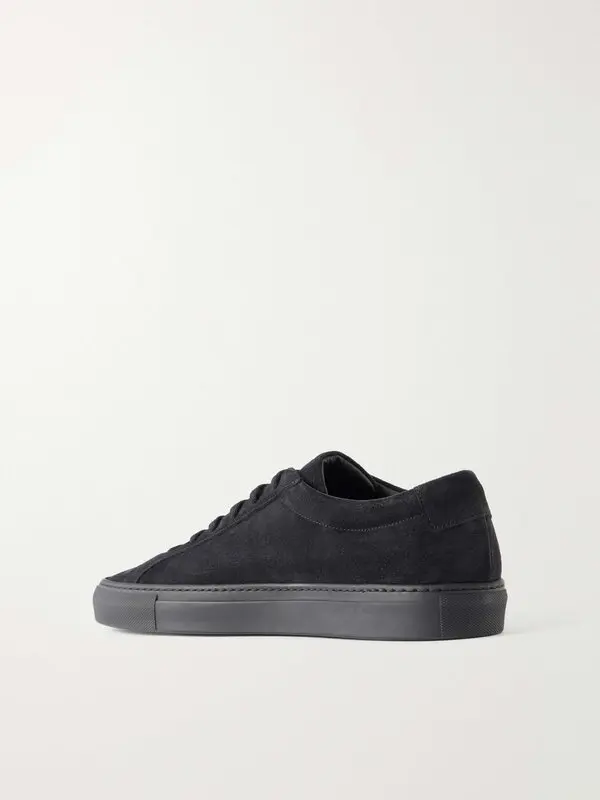COMMON PROJECTS Achilles Suede Sneakers - Black