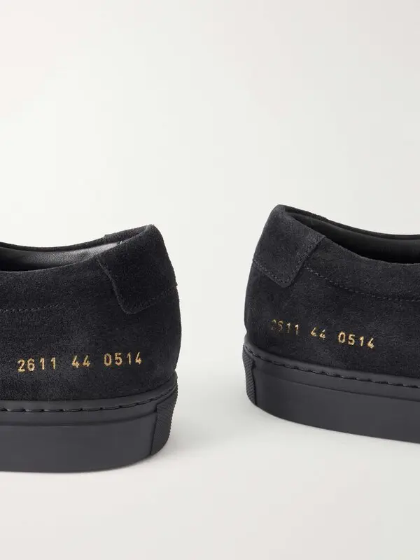 COMMON PROJECTS Achilles Suede Sneakers - Black