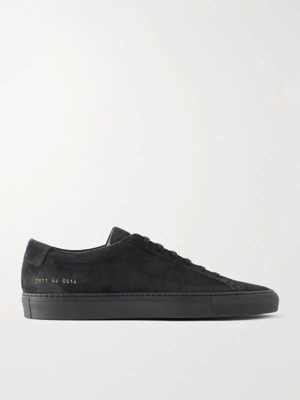 COMMON PROJECTS Achilles Suede Sneakers - Black