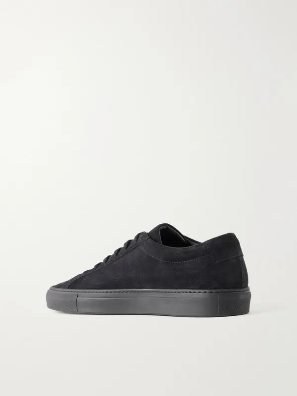COMMON PROJECTS Achilles Suede Sneakers - Black