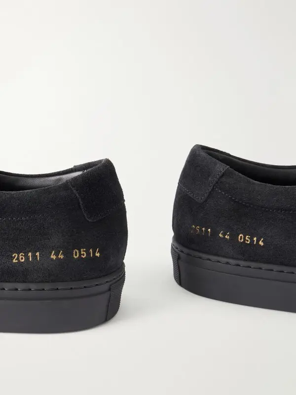 COMMON PROJECTS Achilles Suede Sneakers - Black