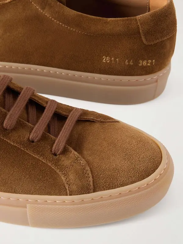 COMMON PROJECTS Achilles Suede Sneakers - Brown