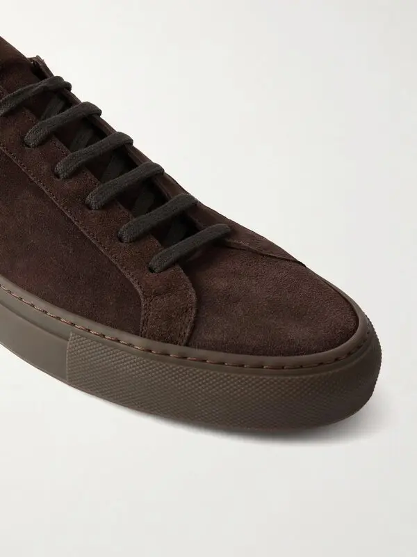 COMMON PROJECTS Achilles Suede Sneakers - Brown