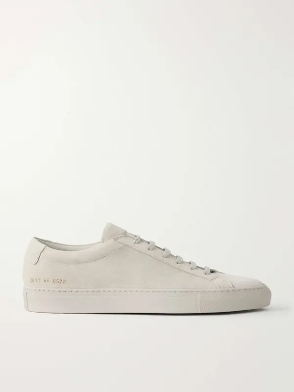 COMMON PROJECTS Achilles Suede Sneakers - White