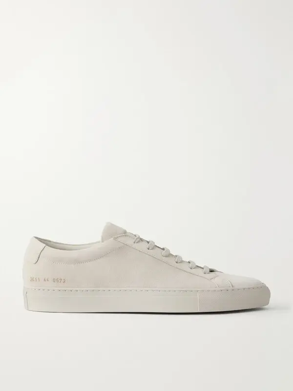 COMMON PROJECTS Achilles Suede Sneakers - White