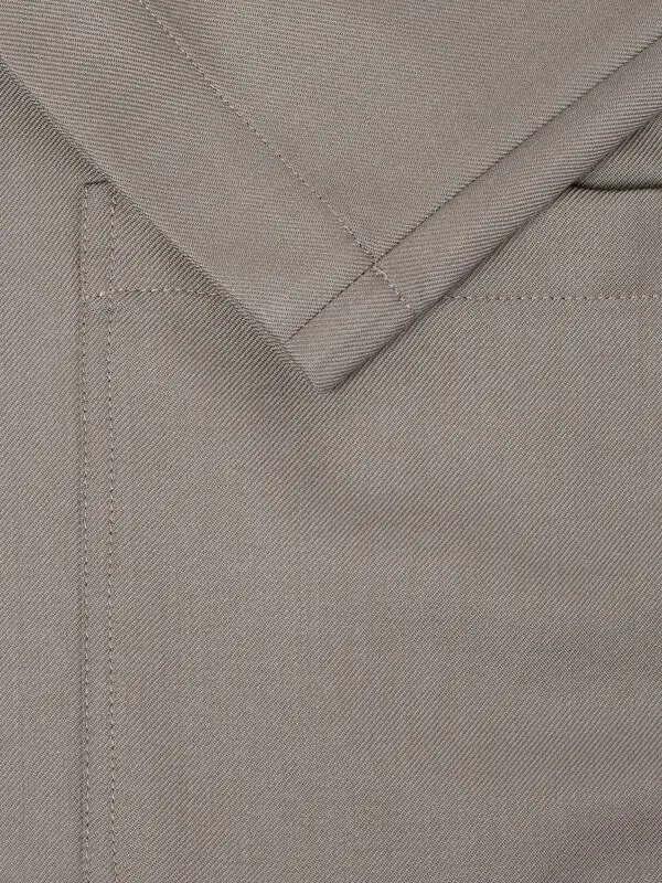 De Bonne Facture Writers Virgin Wool Suit Jacket - Green