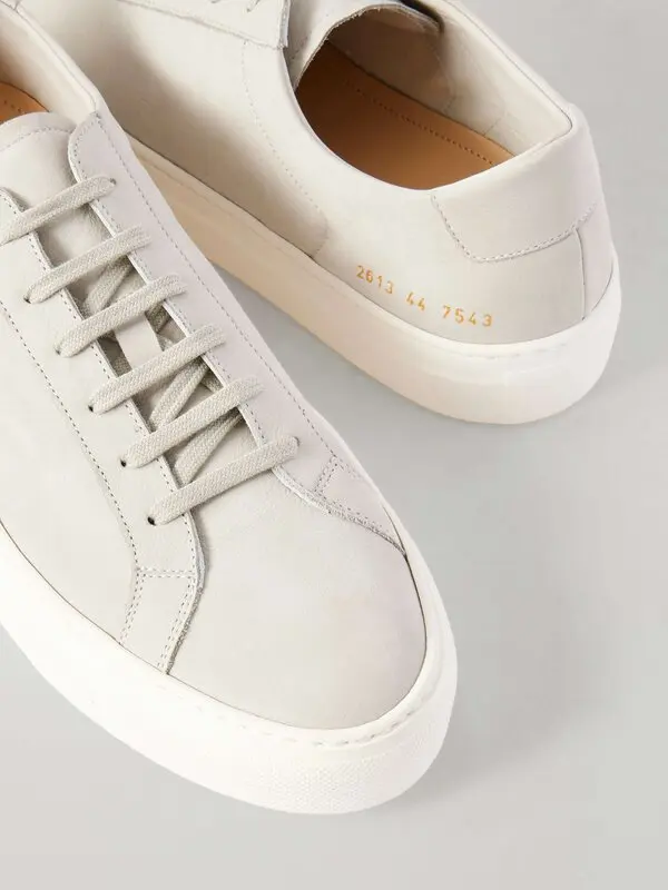 COMMON PROJECTS Achilles Nubuck Sneakers - Gray