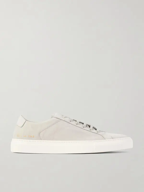 COMMON PROJECTS Achilles Nubuck Sneakers - Gray