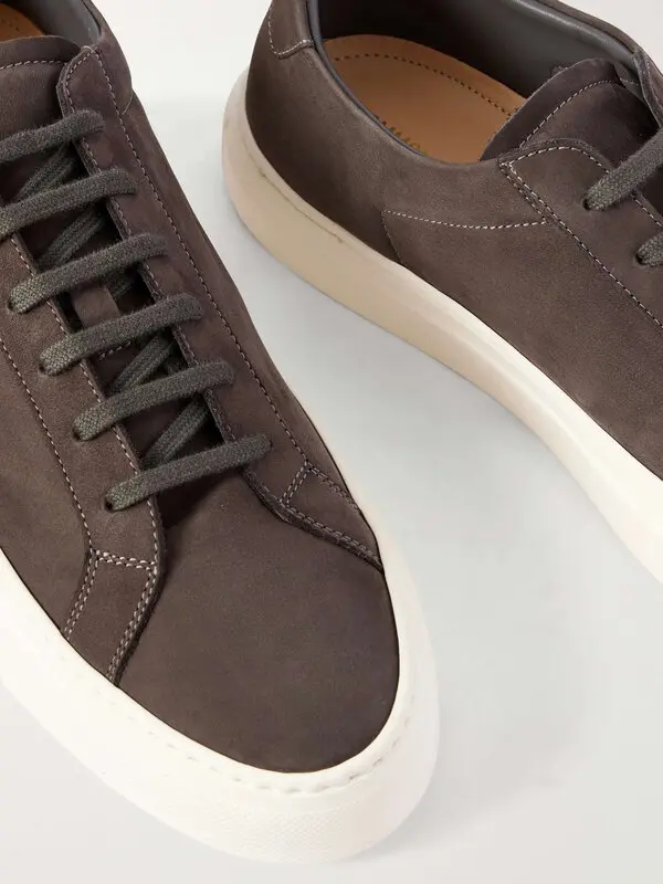 COMMON PROJECTS Achilles Nubuck Sneakers - Brown