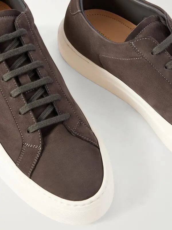 COMMON PROJECTS Achilles Nubuck Sneakers - Brown