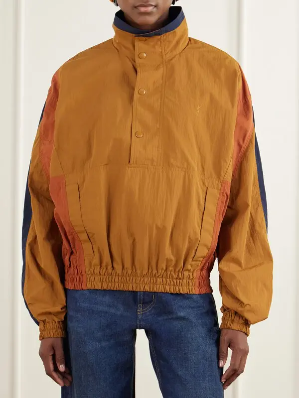 Saint Laurent Cropped Shell Jacket