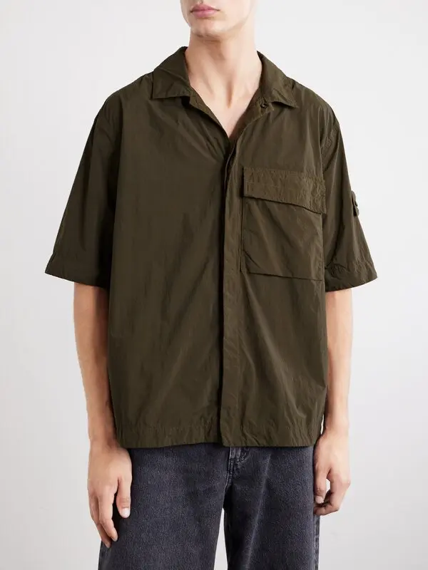 Stone Island Ghost Brushed Nylon Shirt